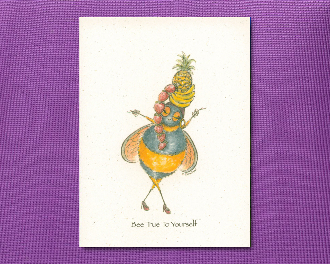 Bee True To Yourself – Just Bee & Me Greeting Cards – Just Bee & Me ...