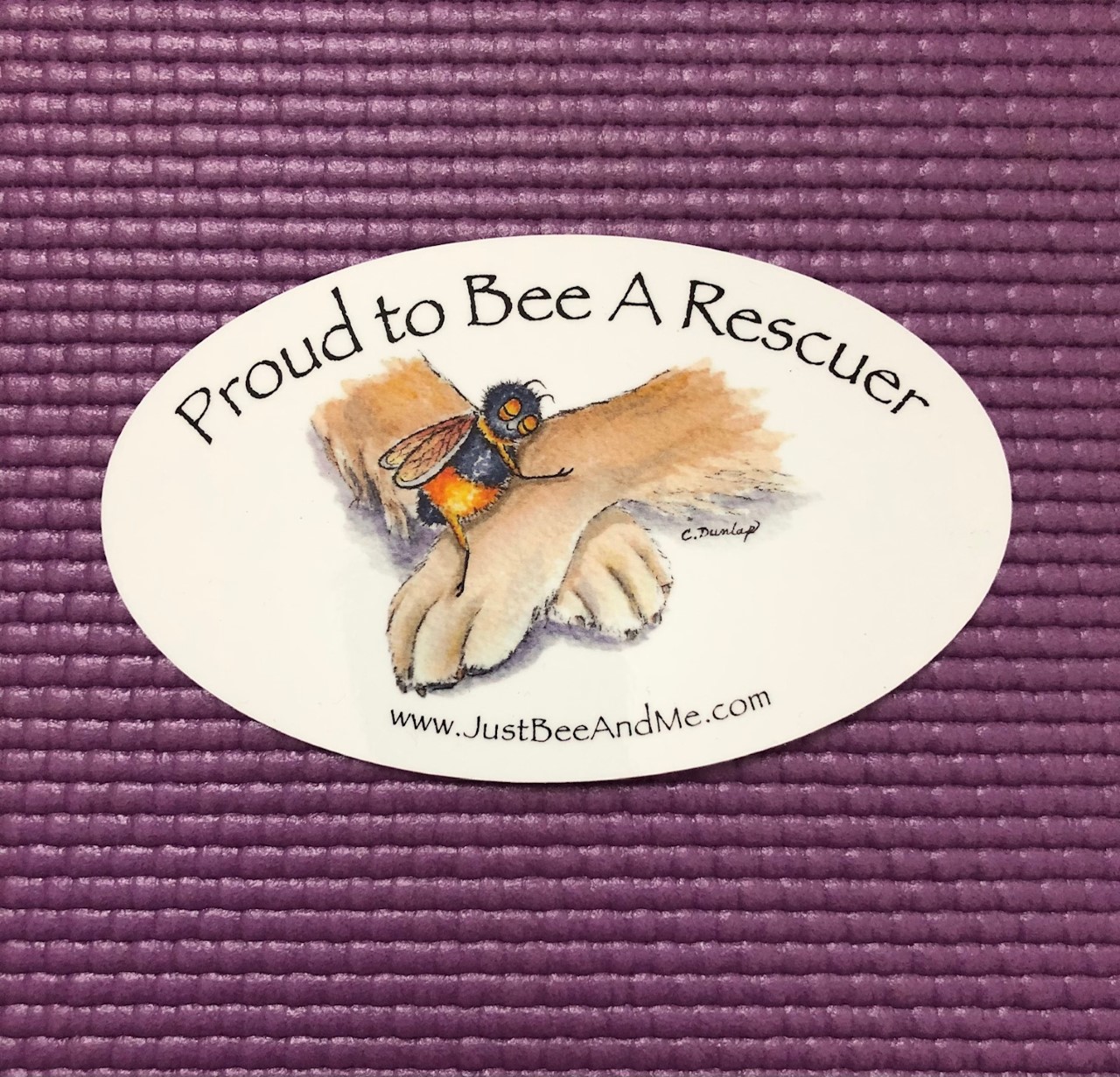 Bee a Rescuer Bumper Sticker – Just Bee & Me Greeting Cards